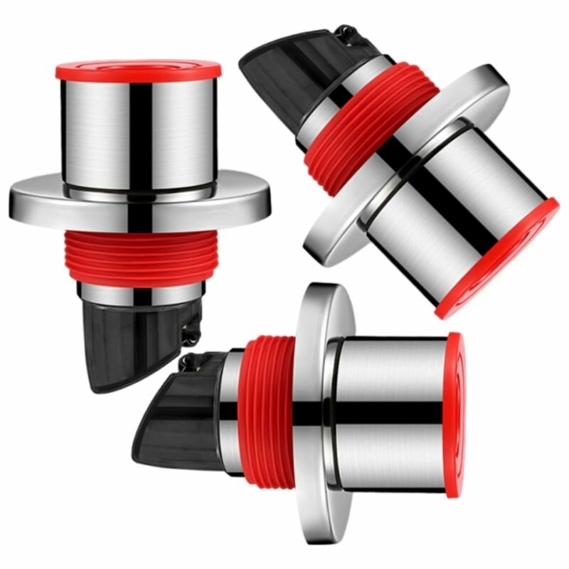 Уплотнительная заглушка для дезодоранта из нержавеющей стали-ярко-серебристый цвет, 3 шт.