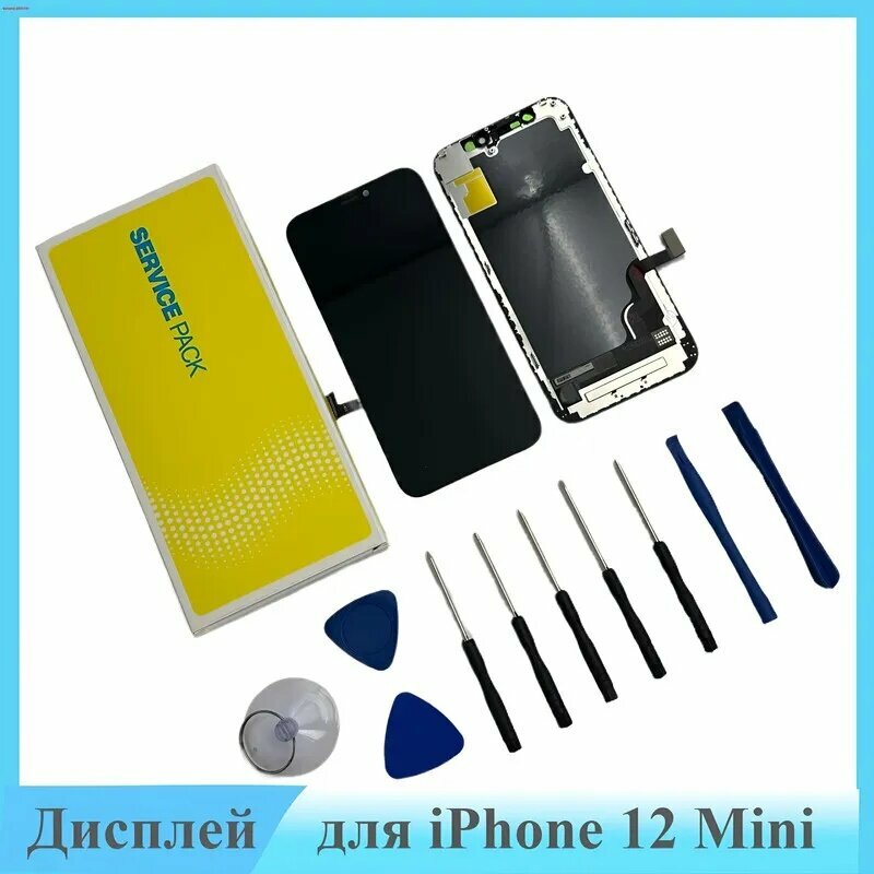 Дисплей для Apple iPhone 12 Mini в сборе с тачскрином, черный