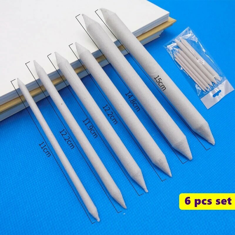 Бумажные карандаши Haile для рисования 3/6 шт. 6 pcs set