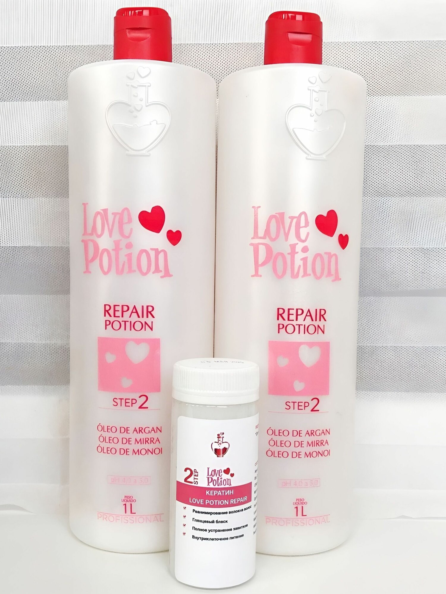 Кератин для выпрямления волос LOVE POTION 100гр