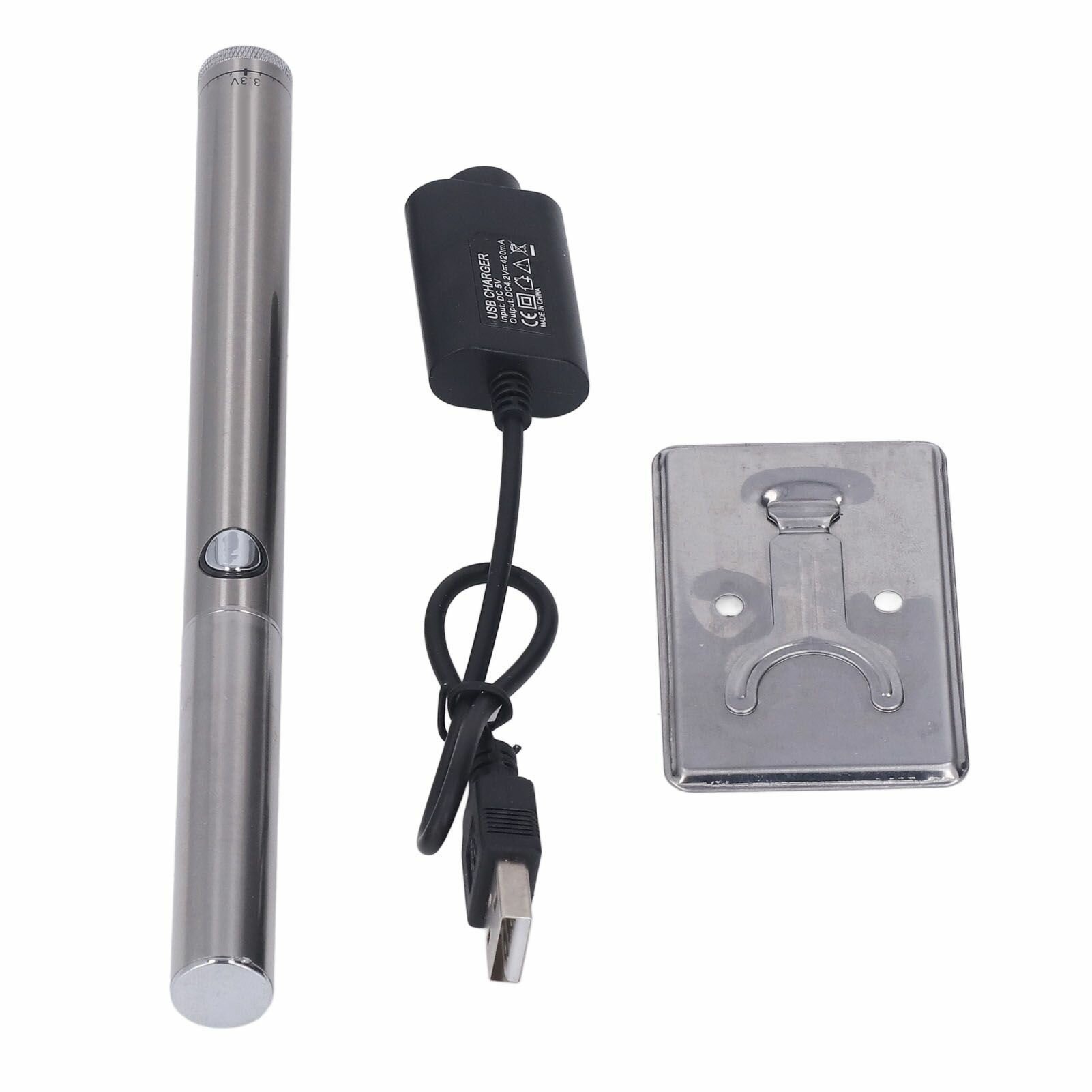 USB-паяльник, сварочный инструмент с беспроводной зарядкой, портативный аккумулятор с питанием от аккумулятора, для использования в помещении и на открытом воздухе, серебро