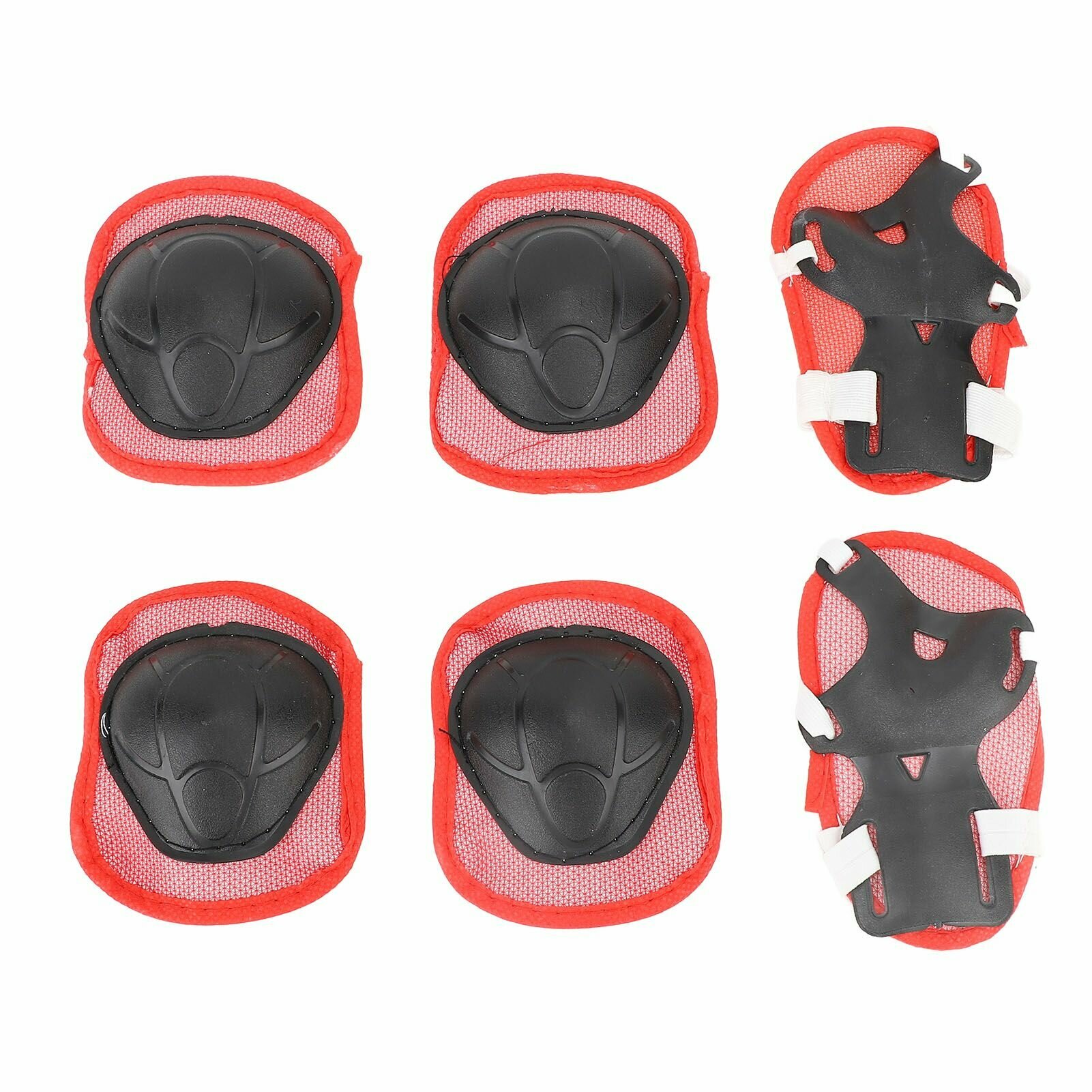 Детский комплект защитного снаряжения для велосипеда, регулируемые наколенники, налокотники для спортивного катания на роликах, скутера
