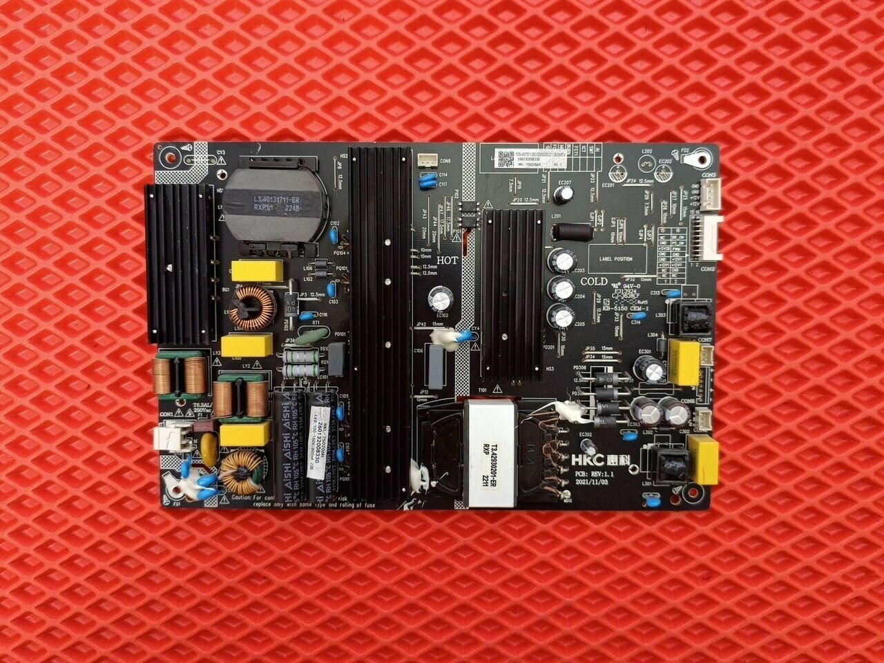 Блок питания (PSU) HKL-750206H для телевизора HAIER 75 SMART TV S3 в надёжной упаковке