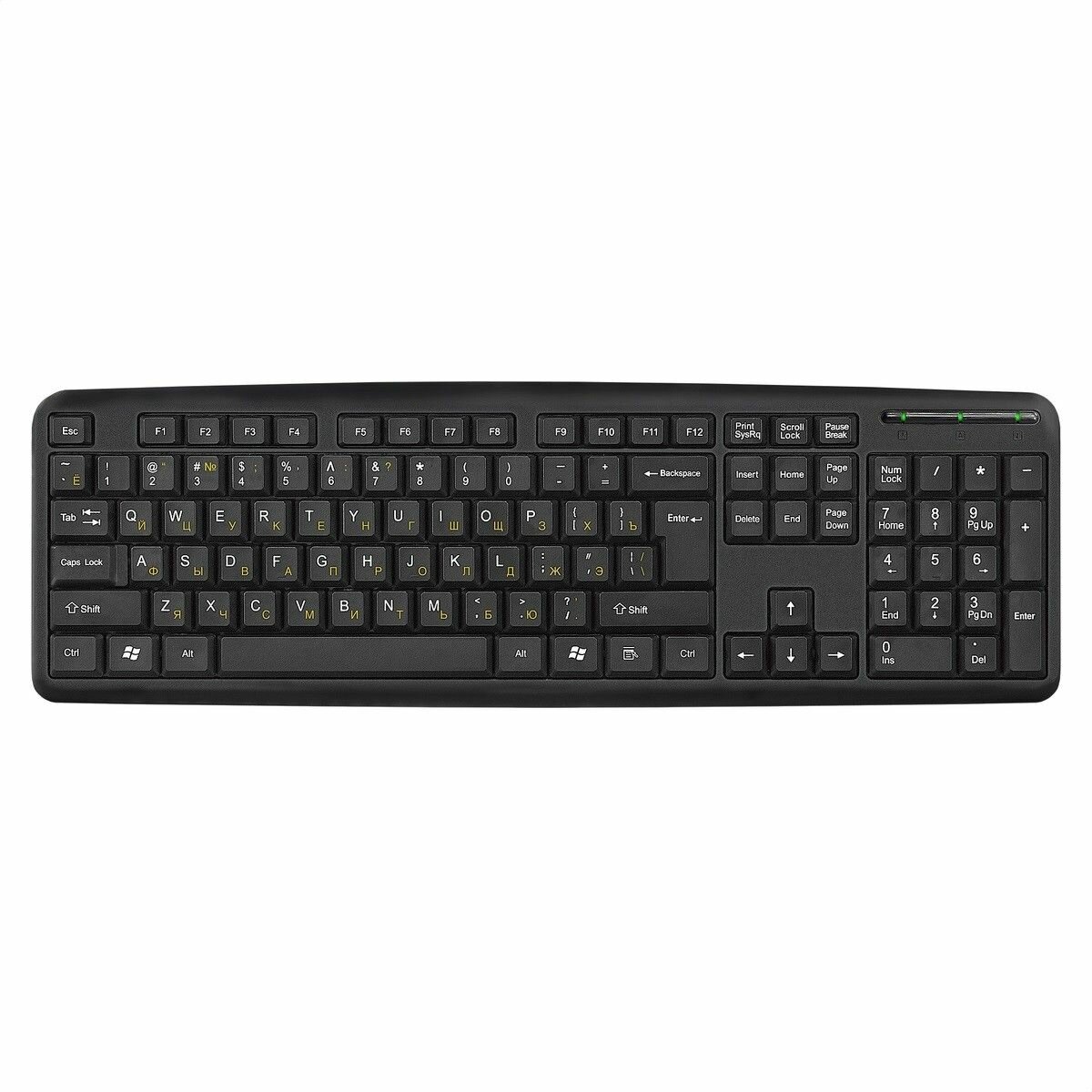 EXEGATE Клавиатуры EX293971RUS Клавиатура LY - 331S USB, полноразмерная, влагозащищенная, 104кл, Enter большой, длина кабеля 1,7м, черная, RTL