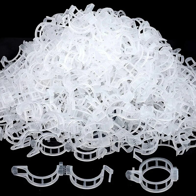 Пластиковые зажимы для растений 20/30/50 шт 50Pcs, White