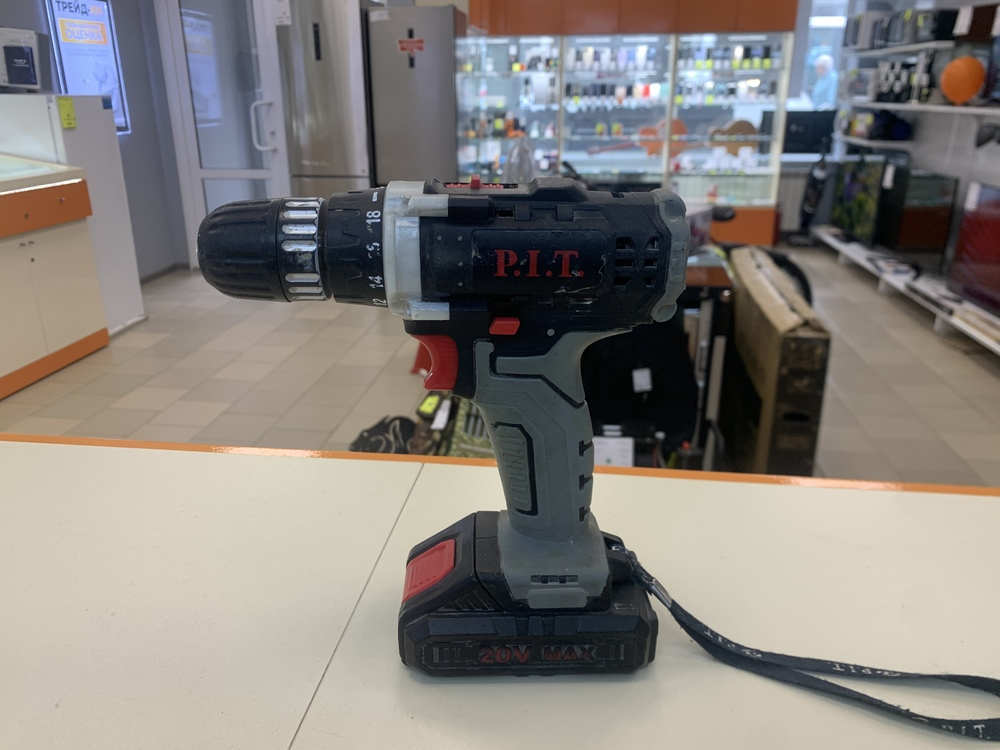 Шуруповерт P.I.T. PSR 18-D1 аккум. патронбыстрозажимной кейс в комплекте,б/у,уценка