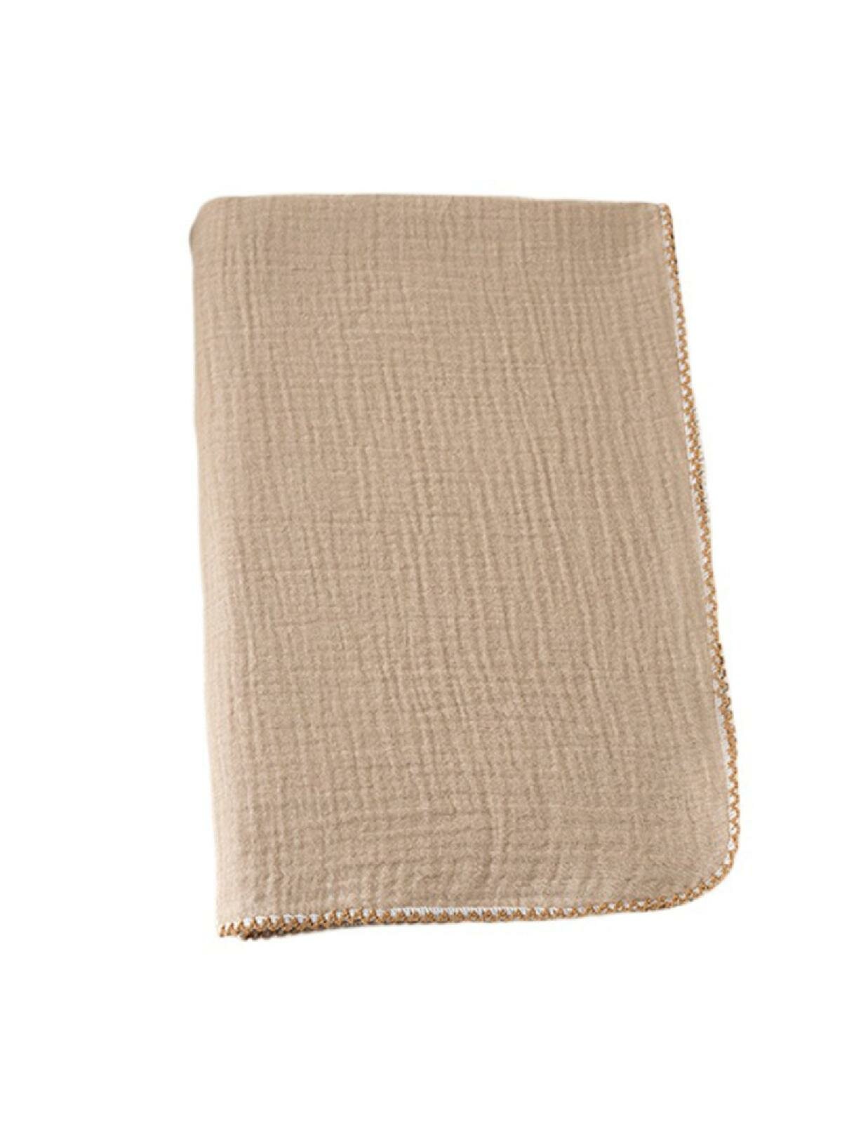 Детское одеяло 120x130 см, хлопчатобумажные пеленки, удобное банное полотенце, дышащее