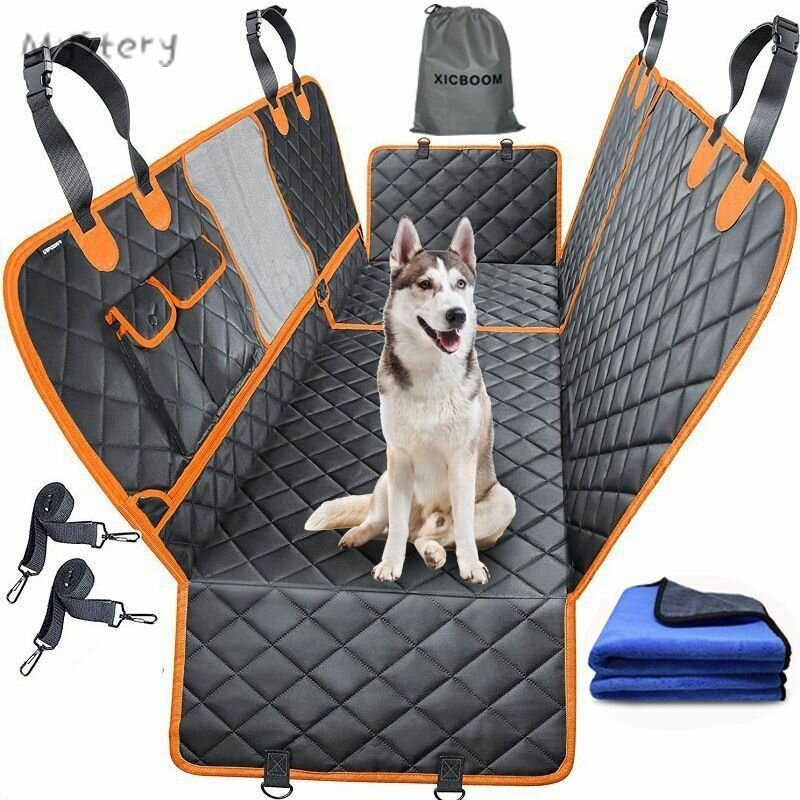 Автогамак-трансформер для перевозки собак с защитой / Накидка на сиденья в авто , Универсальный гамак в машину 4 в 1