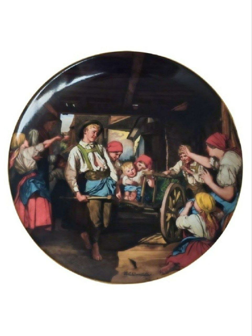 Тарелка декоративная "Первый выход Гензеля" Австрия