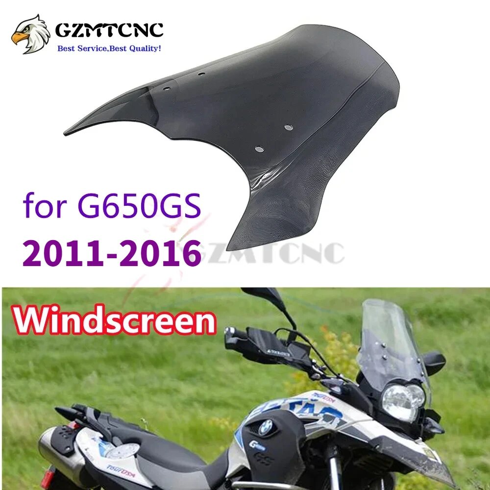 G650GS 2011-2016 мотоциклетное лобовое стекло, дефлектор, переднее стекло, лобовое стекло для BMW G650 Sertão G 650 GS
