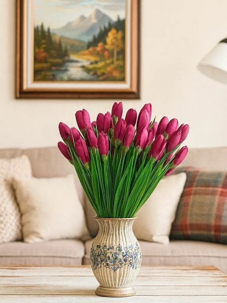 Искусственные цветы Крокусы 3шт.