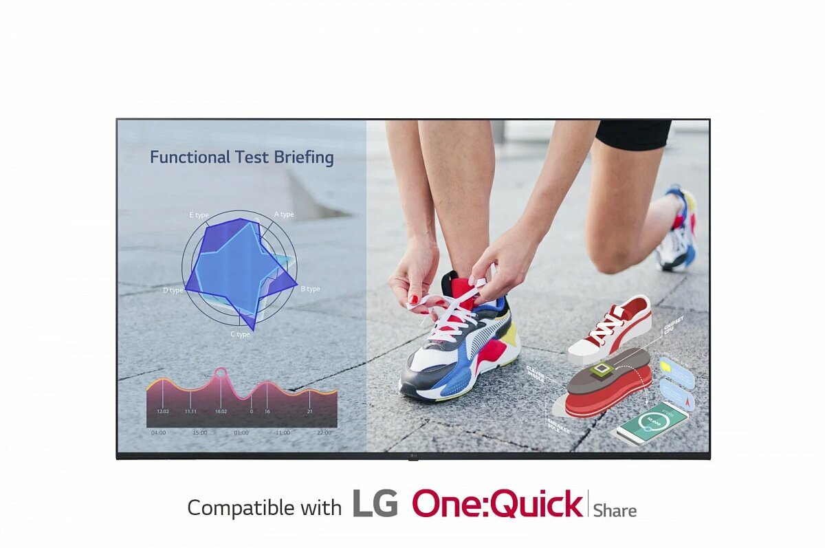 Панель 43" LG 43UL3J-M, 3840х2160, IPS, черный