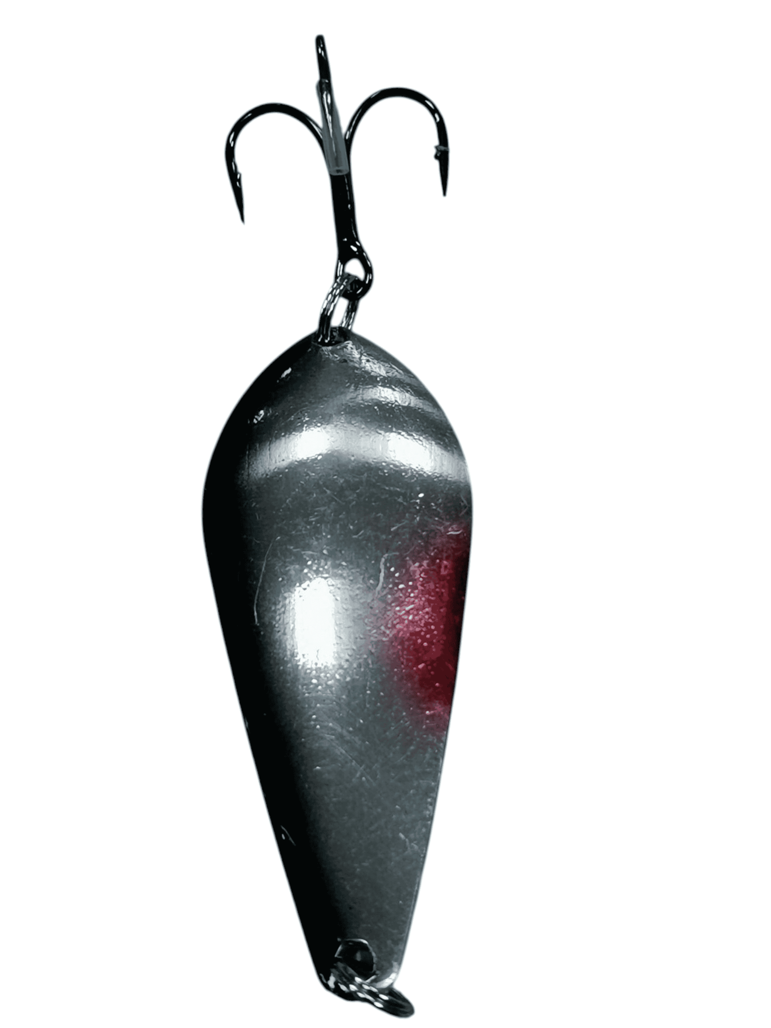 Блесна колеб. Русская Рыбалка Атом Б 21гр Серебро Черноспинка (кр. Owner)