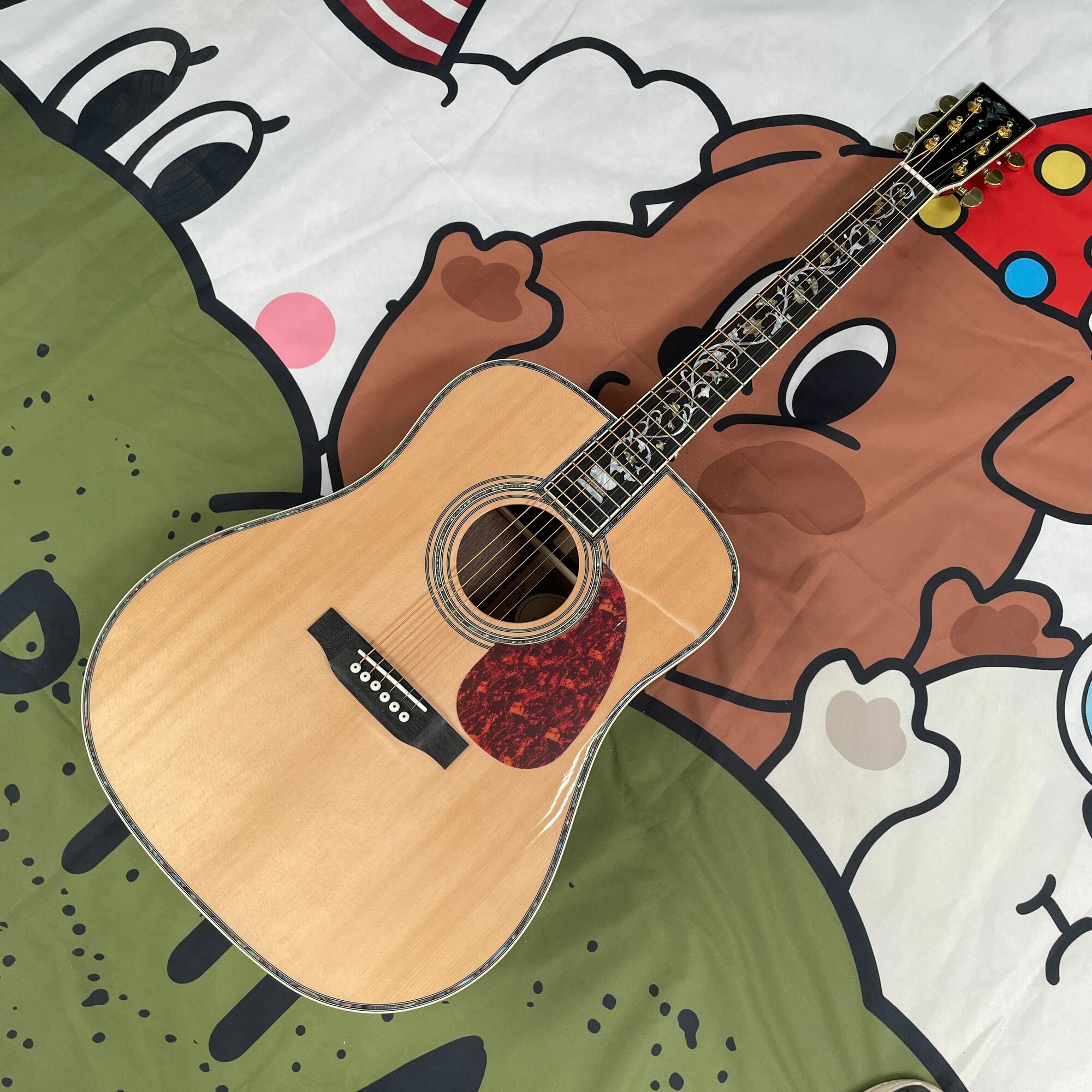 Акустическая гитара, деревянная гитара Marti D45