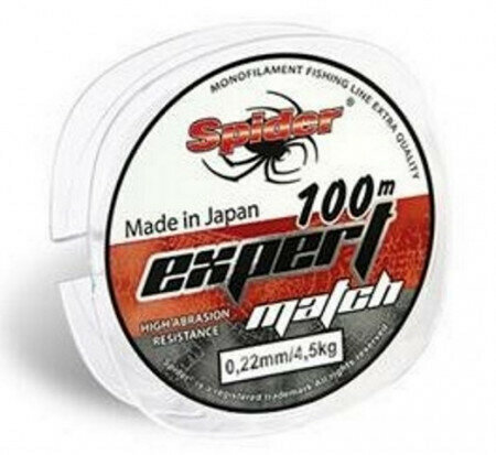 Леска SPIDER Expert Match (LSP-EM-100-022-F12 (100 м 0,22мм) )