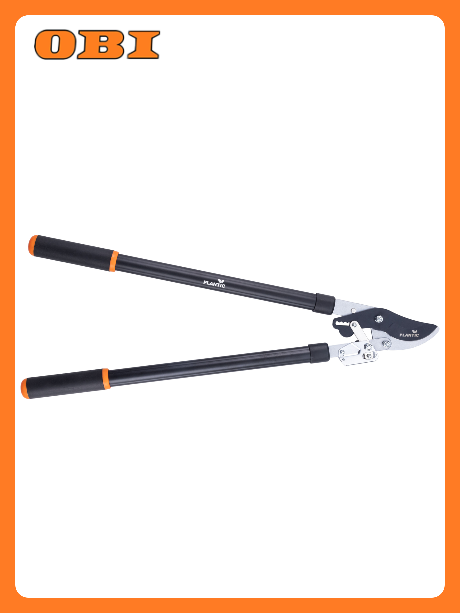 Сучкорез Plantic Pro381, с храповым механизмом, сталь, алюминий, черный