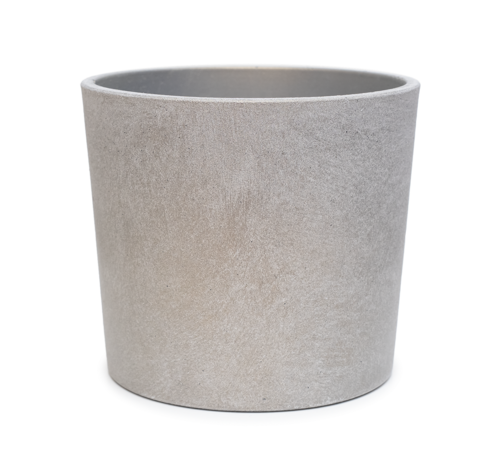 Кашпо бетонное Аура св-серый кедр №1