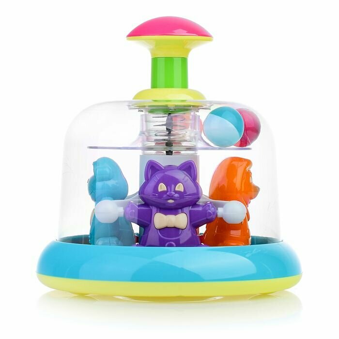 Юла-карусель "Цирк" Stellar 01389, для детей от 1 года, 1 шт