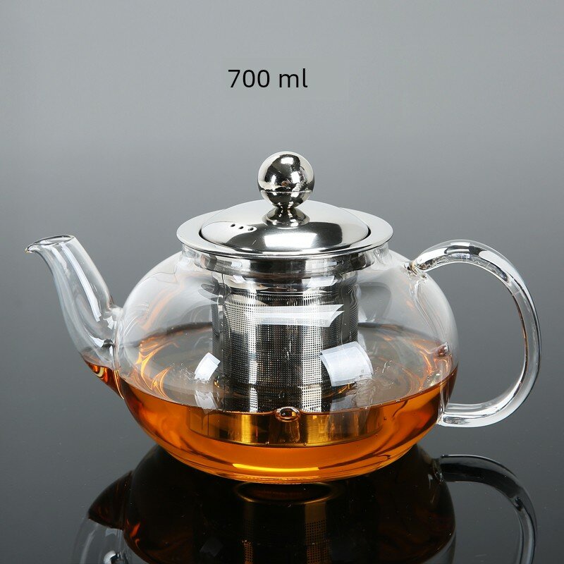 Чайный чайник Shanjing Teahouse, утолщенный термостойкий чайник из боросиликатного стекла, большой чайник из