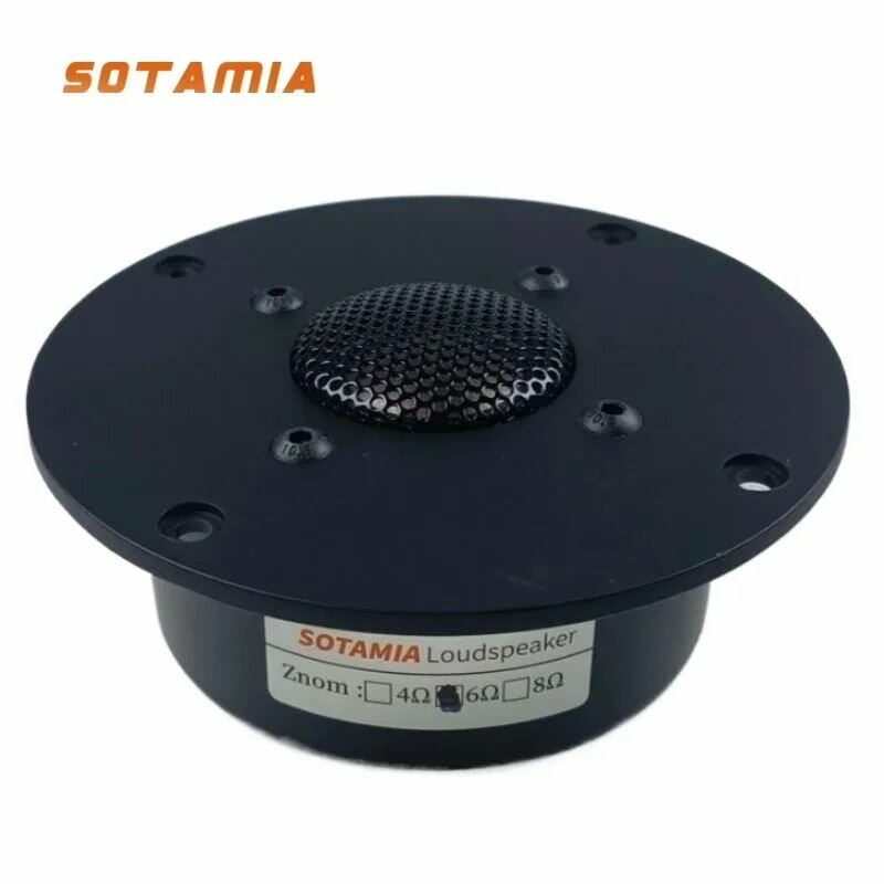 SOTAMIA 1Pcs 4-дюймовый высокочастотный динамик 6 Ом 30 Вт из титановой пленки с высокими частотами, громкоговоритель для домашнего кинотеатра Hifi Music