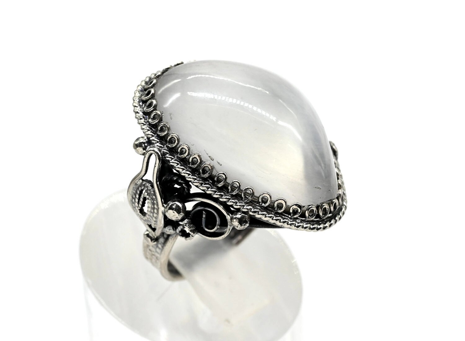 Кольцо, горный хрусталь