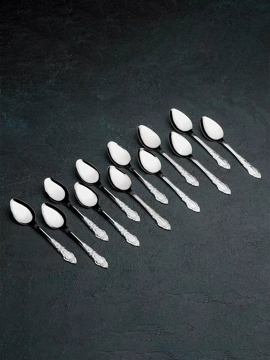 Ложки чайные набор 12 штук «Русиано» 14 см