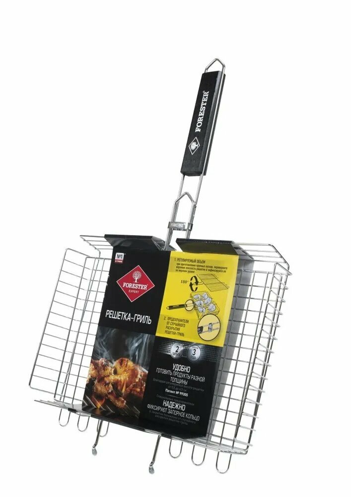 Forester ON Решетка-гриль объемная большая 28х37 см нержавеющая сталь