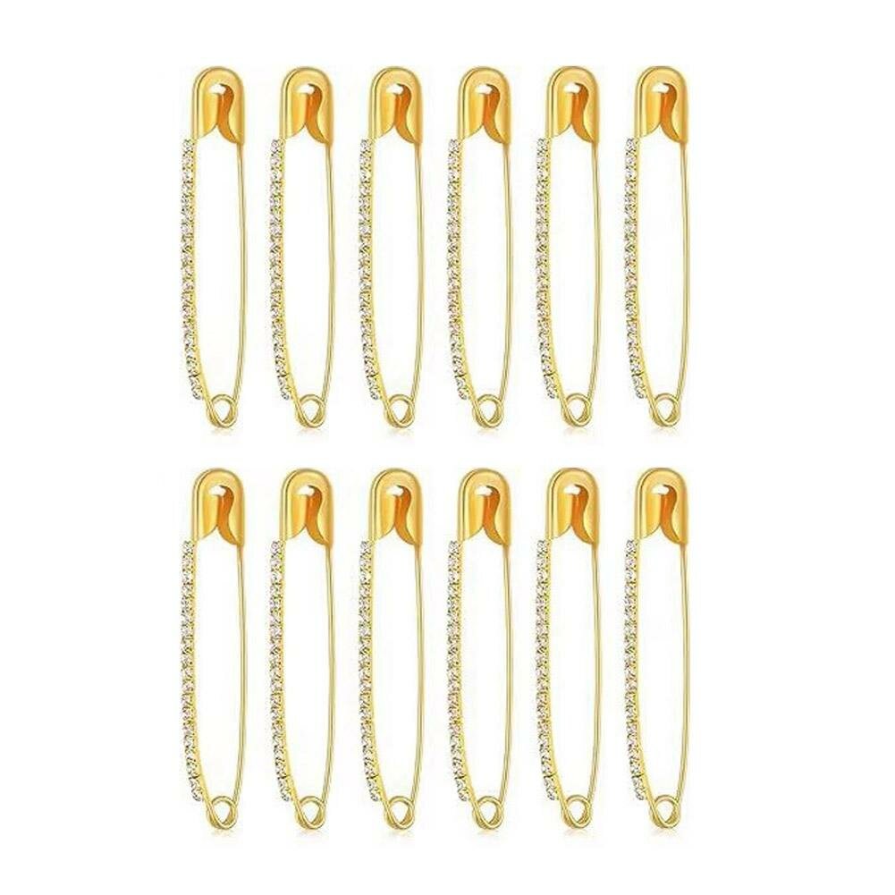 10 шт. декоративных булавок, декоративная брошь со стразами для шали