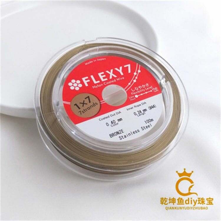 Импортная японская жемчужная нить, золотая нить, мягкая нить, стальная нить, браслет, ожерелье, чокер, нить для бисера, аксессуары для DIY, плетеная веревка