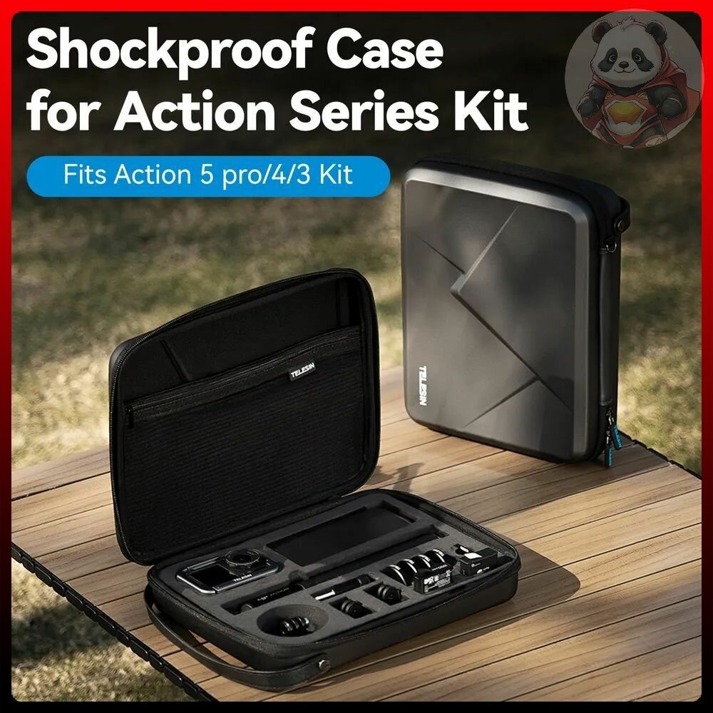 Ударопрочный кейс Telesin для Экшн-комплекта DJI Osmo Action 5/4/3
