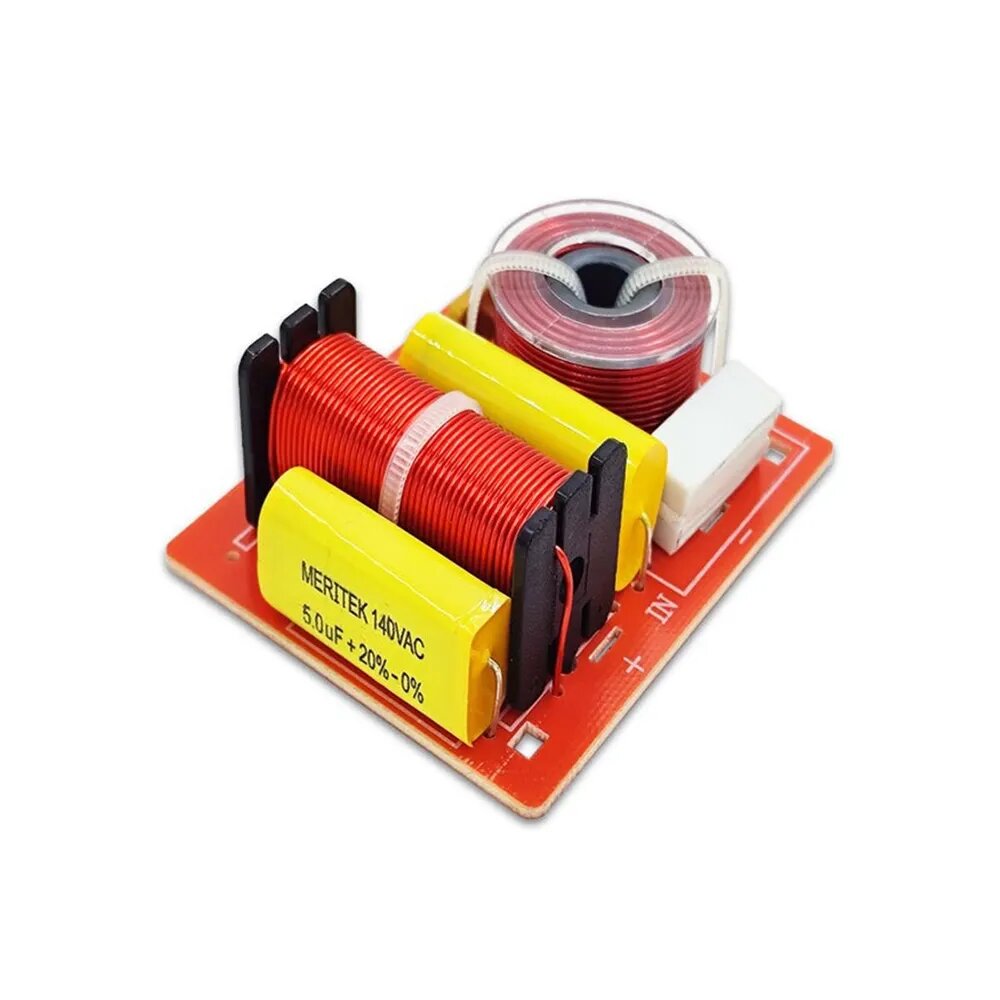 Динамик 2-х полосная аудиоплата Делитель частоты ВЧ Басы 2 Блока Кроссовер Фильтры 120Вт Книжная полка HIFI Делитель динамика DIY