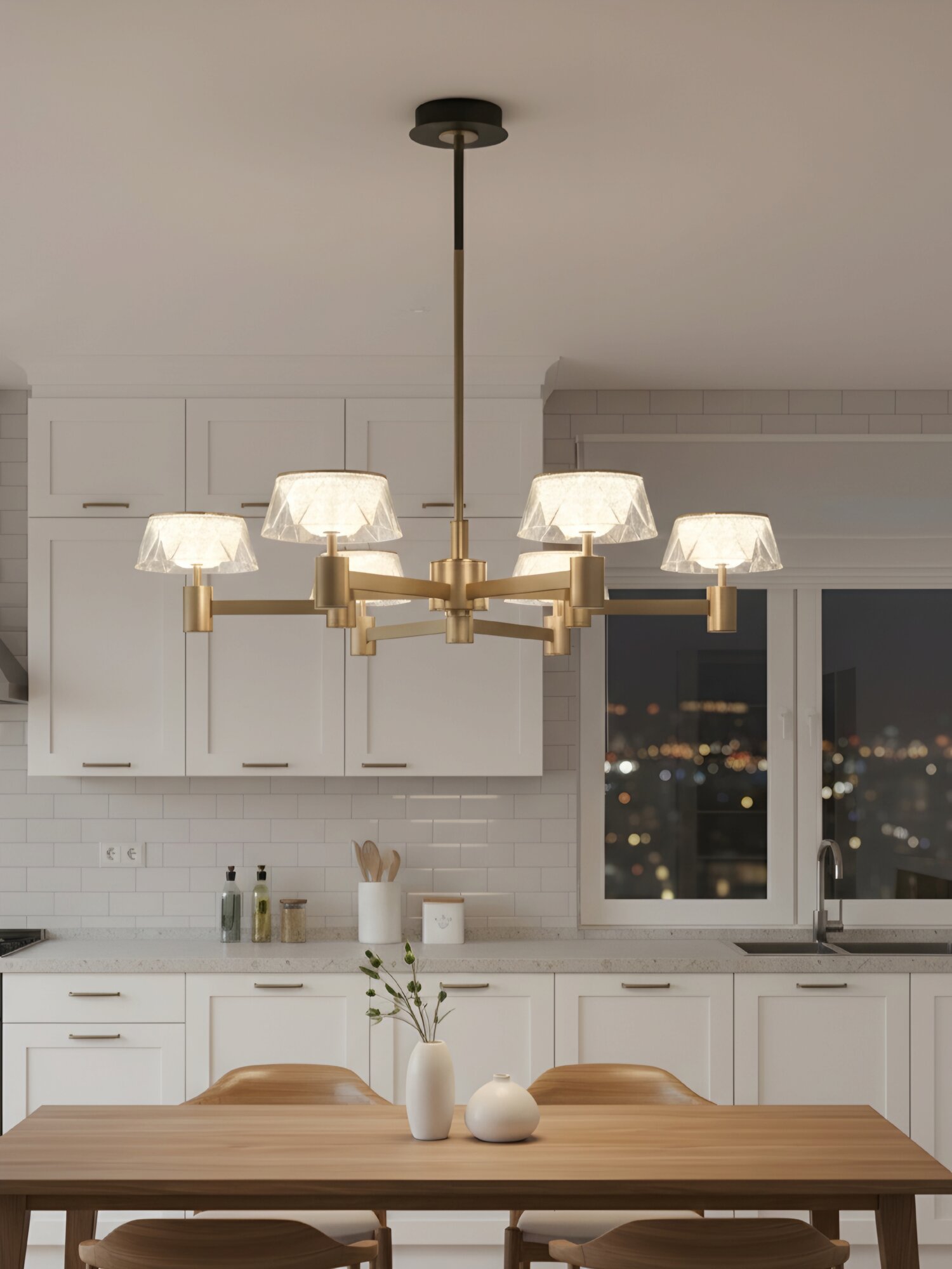 Люстра подвесная The Heavenly Star, LED, хрустальный дизайн, максимальная площадь освещения 15 кв. м.