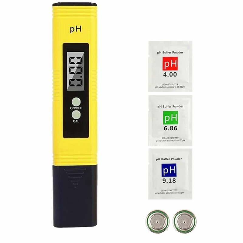 PH Meter Tester Digital 0,01 Тест качества воды Цифровой тестер совместим с кухни, аквариума, бассейна, лаборатории