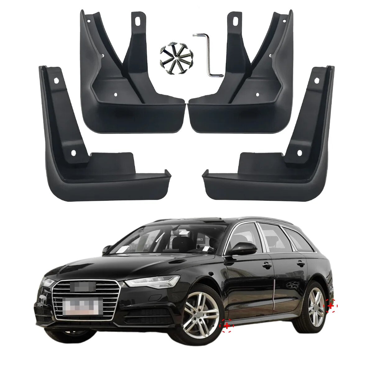 Для 15-18 Audi A6 C7.5 спортивная версия Sline трансграничное крыло автомобиля