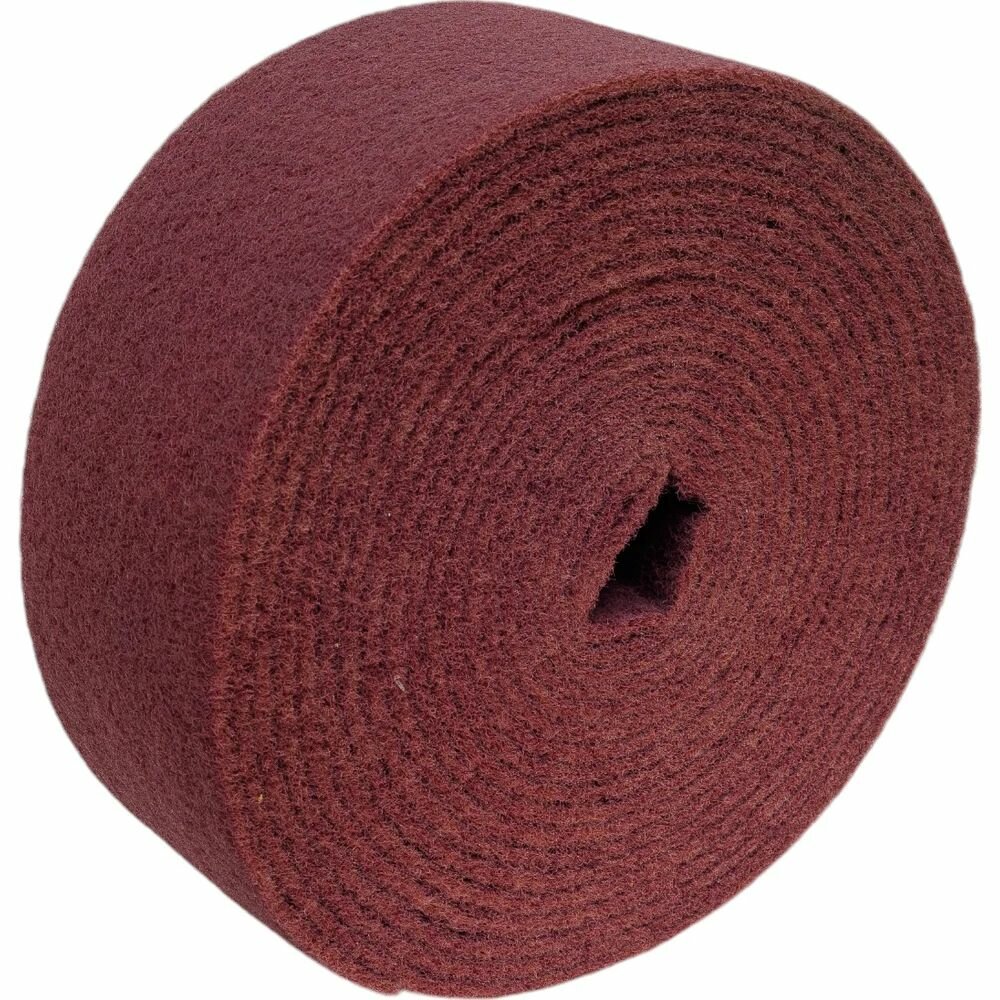 Материал шлифовальный бордовый на нетканой основе Tex в рулоне 115 мм, 10 м very fine Hanko Tex.115x10. veryfine