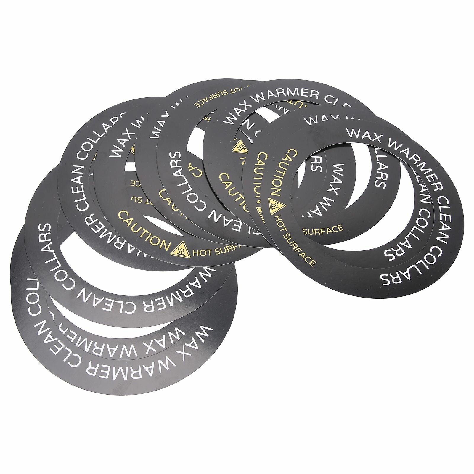 10 круглых колец для очистки восковой эпиляции, защитные аксессуары для нагревателя воска для гладкого удаления волос и простоты ухода