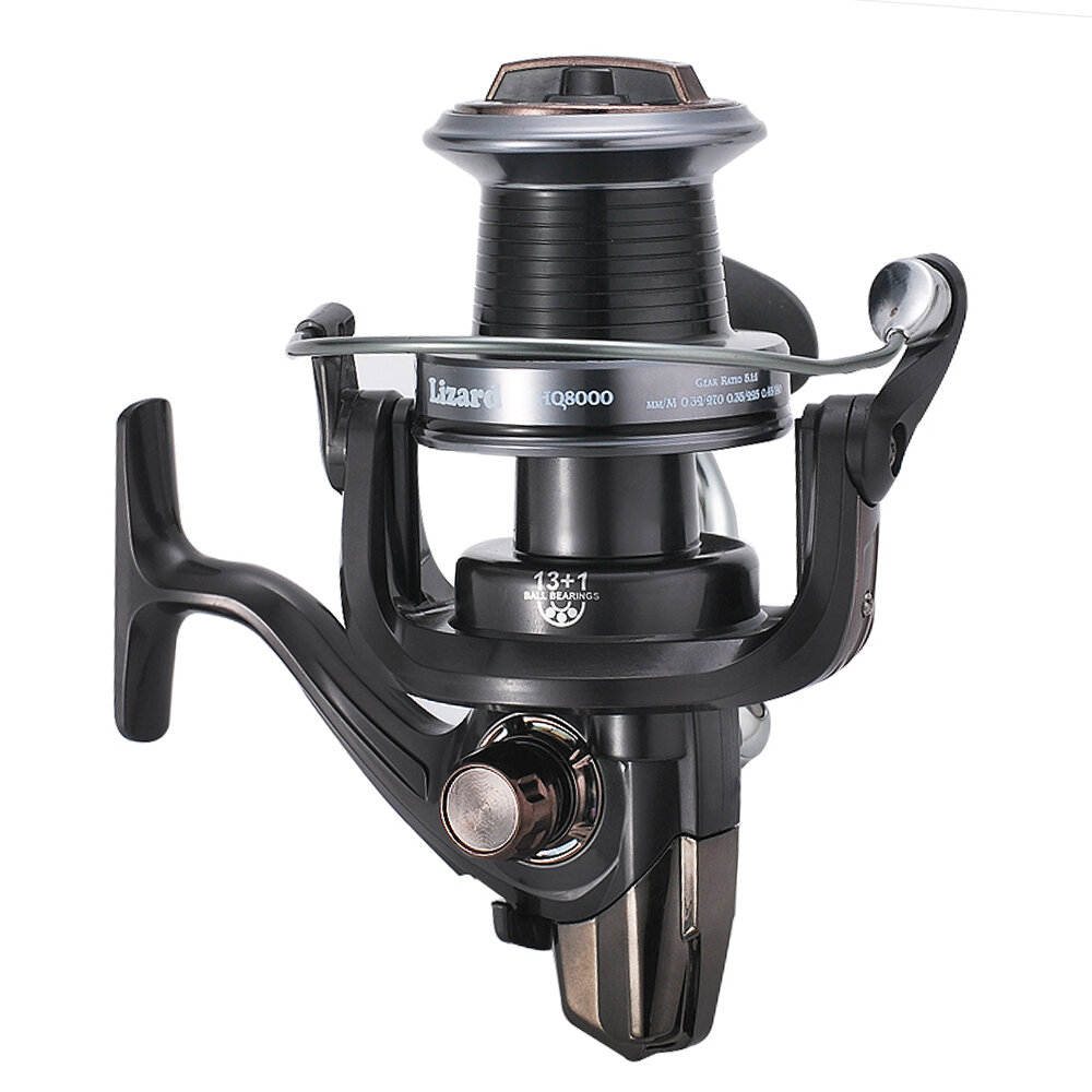 Катушка для спиннинга 13BB+1 подшипник шаровый серия 3000-10000 для рыбалки на лодке, скалах, море, материал металл+пластик, модели HQ3000 HQ4000 HQ5000 HQ6000 HQ7000 HQ8000 HQ9000 HQ10000