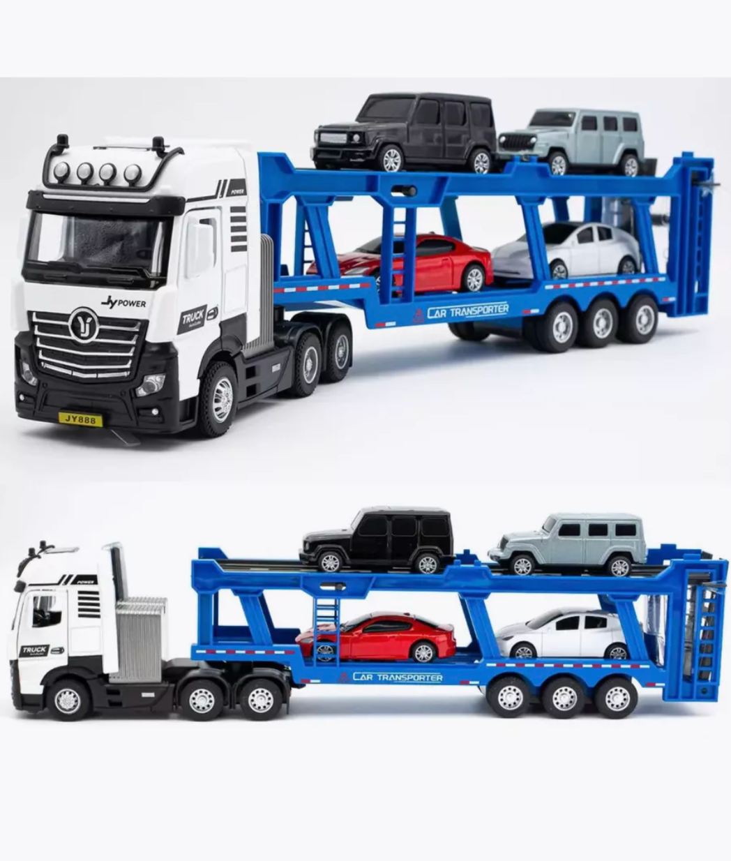 Детская машинка Автовоз для спецтехники 5в1 металл пластик от MARI TOYS