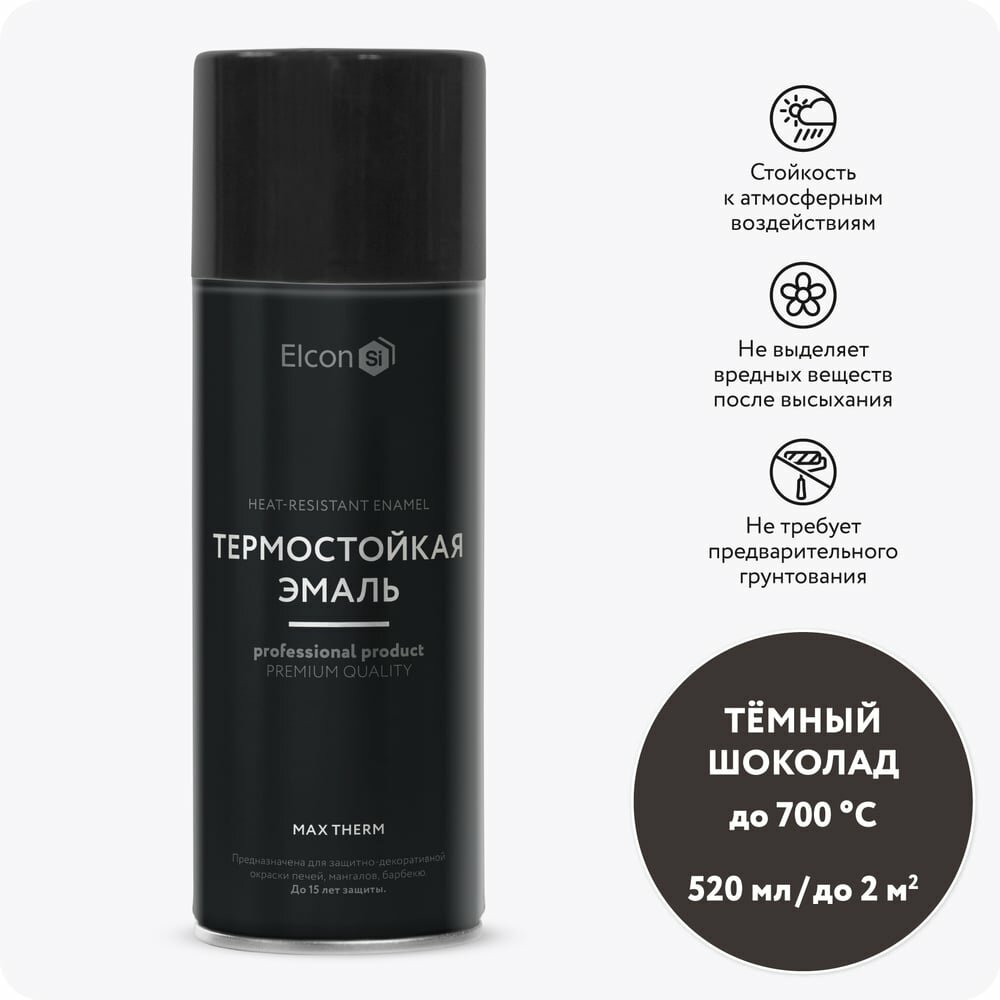 Термостойкая эмаль Elcon 00-00461366