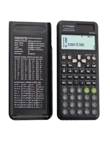 Инженерный калькулятор Casio FX-991ES PLUS-2 10+2 разрядный 417 функции, Черный
