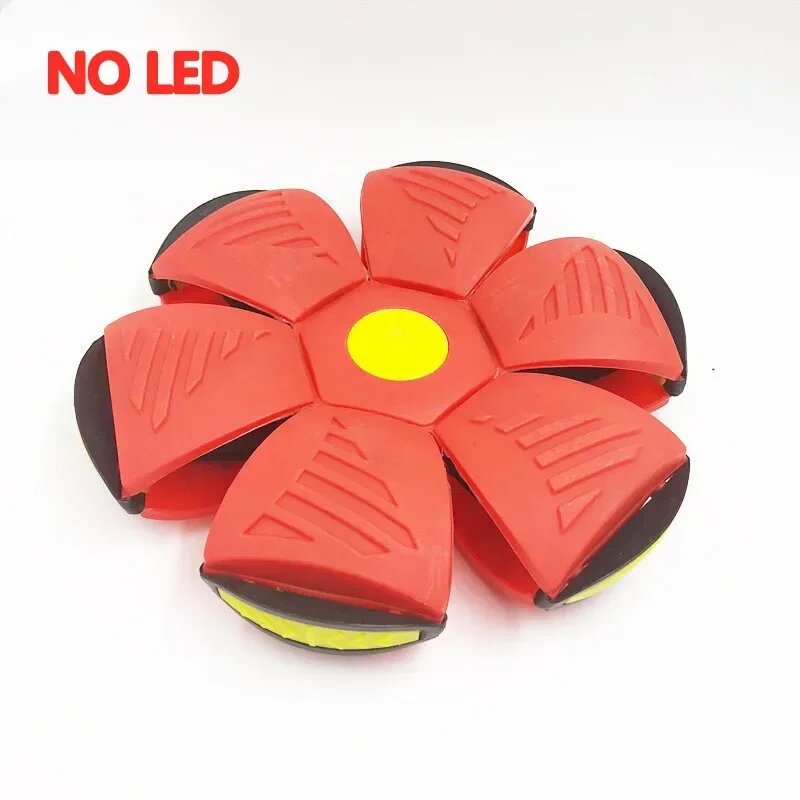 Красный летающий дисковый мяч без LED