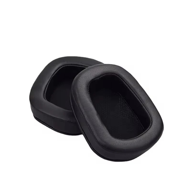 Сменные амбушюры Black leather для Logitech G633 G933