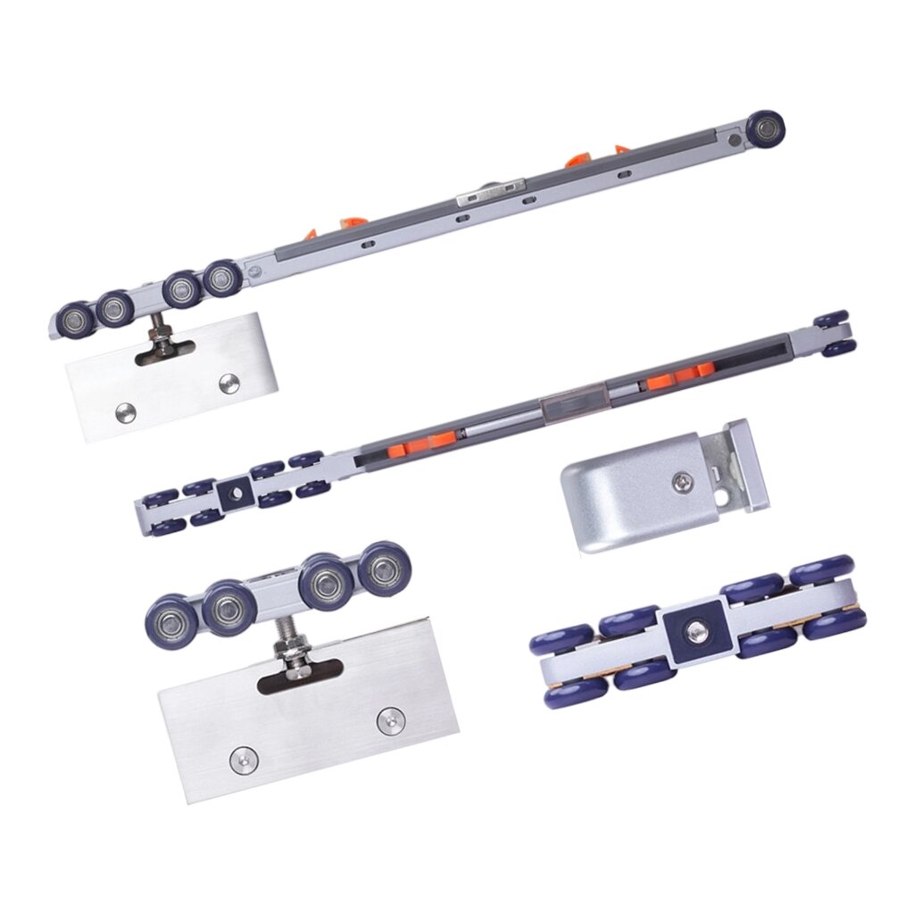 Ролик для безрамной раздвижной стеклянной двери, демпфер для ванной и кухни