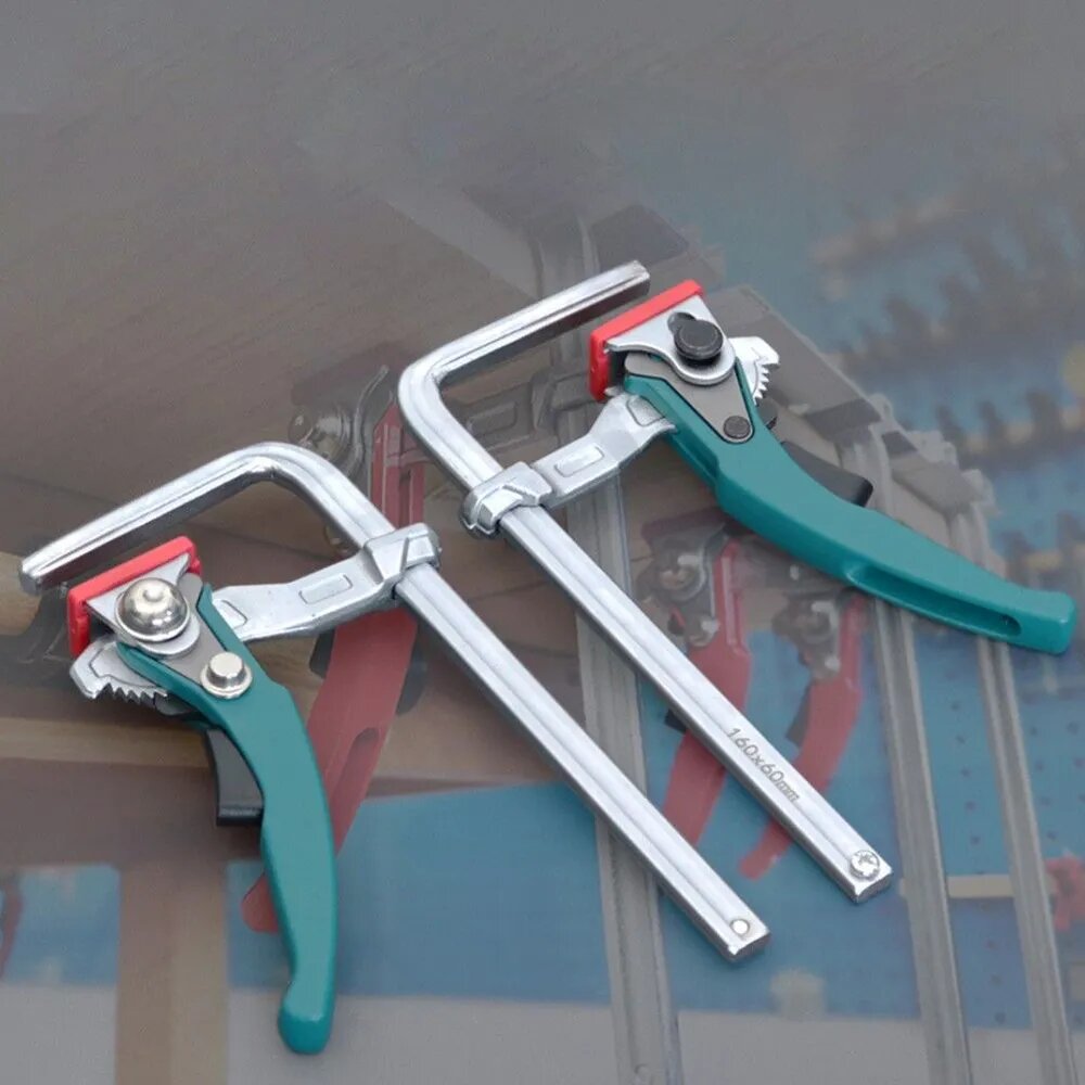 OZ-CUCR-Быстросъемный зажим для пилы с храповым механизмом, зажим для направляющей рельсы для системы стола и рельс