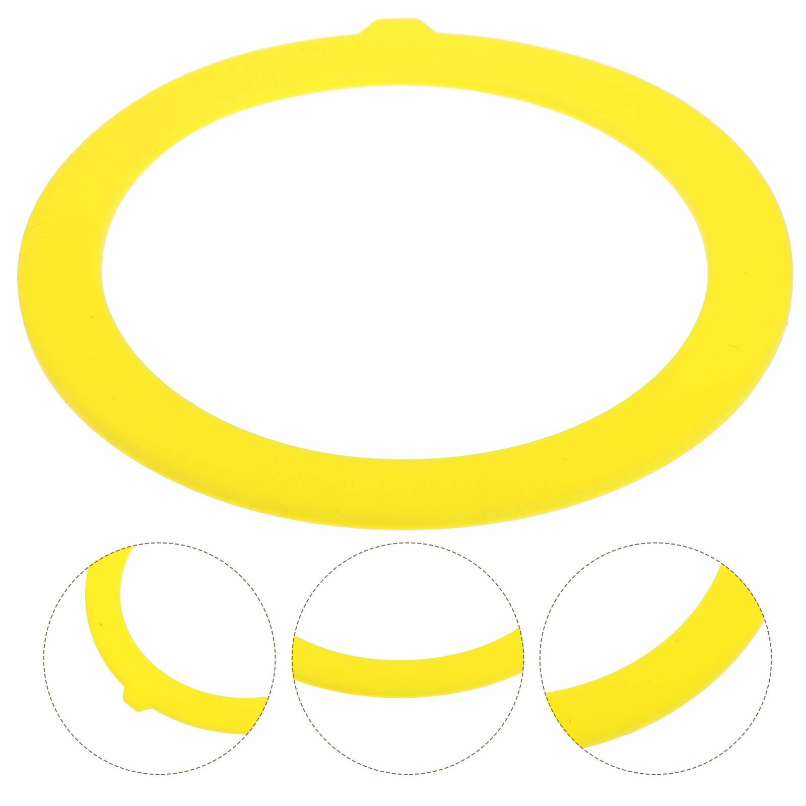 Уплотнительное Кольцо Для Сливного Клапана Унитаза, Силикон, Желтый, Водонепроницаемое, Предотвращает Протечки, 1 Шт