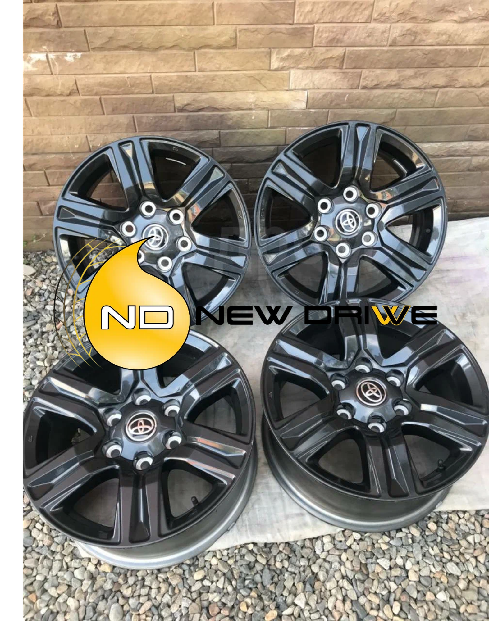 Диски автомобильные R17 Toyota Hilux , 17 дюймов, 6х139.7 (7.5J, ET30) Диски сняты с нового автомобиля в Японии ( Тойота Хайлюкс) Fortuner, Land Cruiser Prado 4шт.