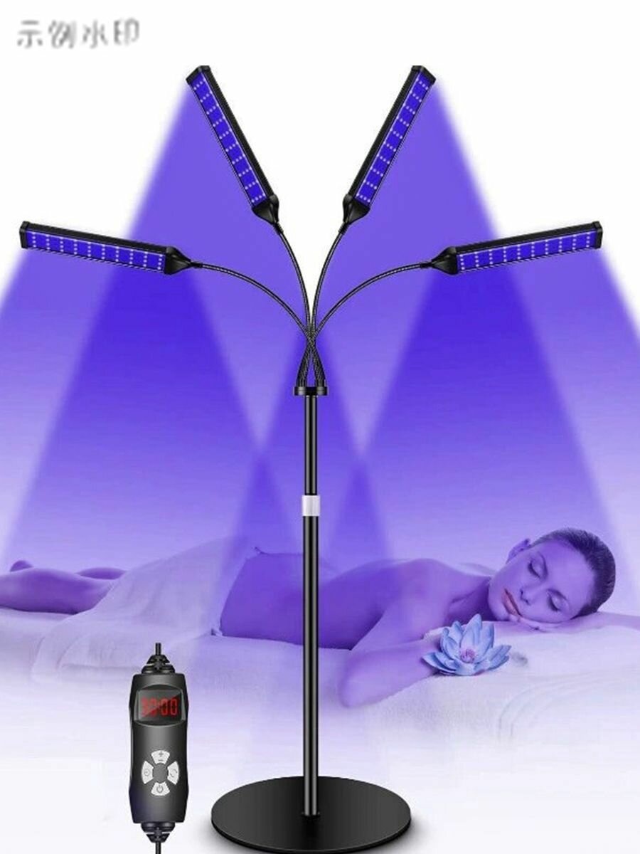 Новая косметическая лампа от пола до потолка с дистанционным управлением, черная лампа для загара body beauty