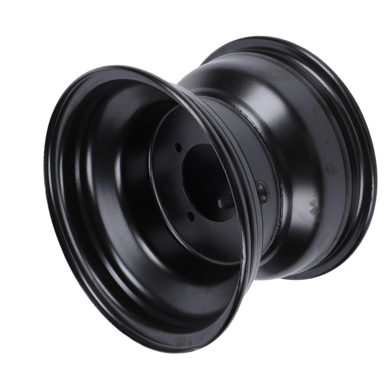 Задний обод для квадроцикла 18X9.50-8, сталь, черное покрытие, 4 отверстия, 8 дюймов, для картинга, квадроцикла, внедорожного мотоцикла, газонокосилки.