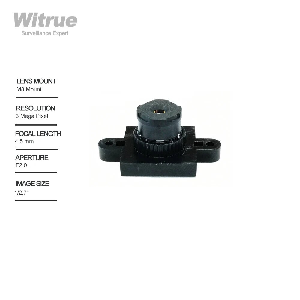 Объектив для видеонаблюдения Witrue HD 3MP 4,5 мм