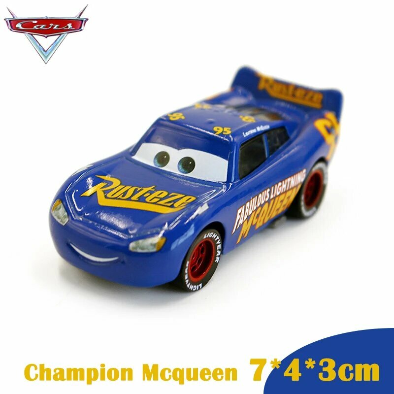 Трансформирующийся грузовик Мак Disney Pixar Cars 3 Темно-синий, Bule McQueen